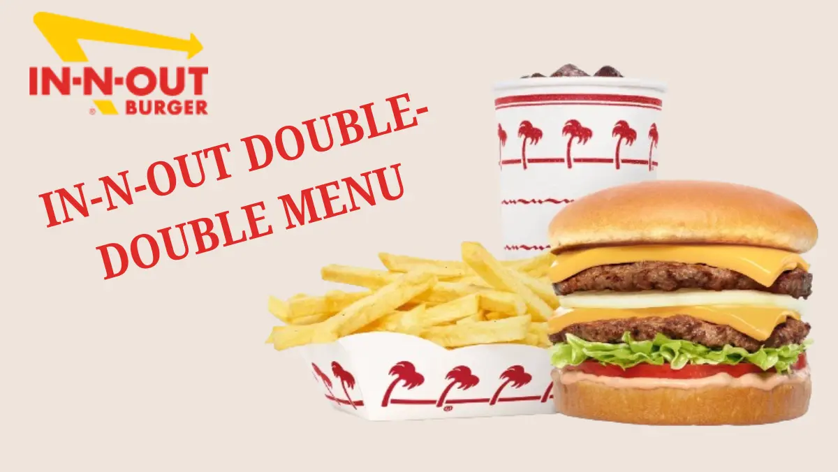 In-N-Out Double-Double Menu Price - In N Out Menu